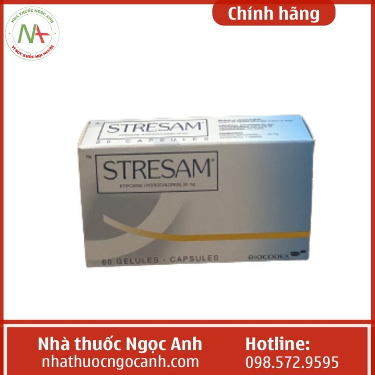 Thuốc Stresam 50mg uống bao lâu thì ngưng, giá bao nhiêu, mua ở đâu