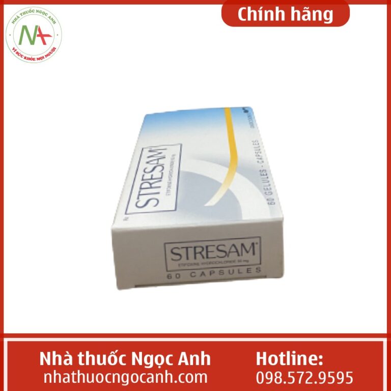 Thuốc Stresam 50mg uống bao lâu thì ngưng, giá bao nhiêu, mua ở đâu