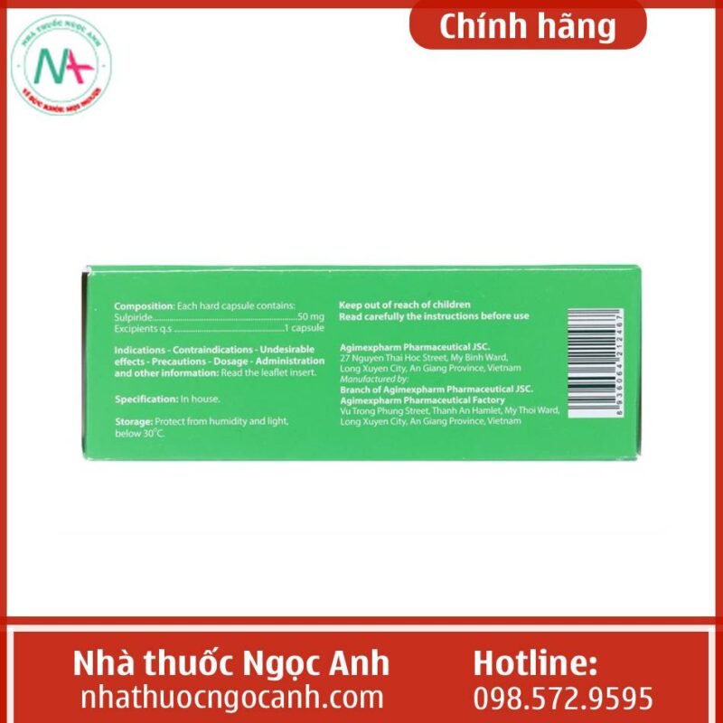 Thuốc Sulpragi 50mg là thuốc gì, tác dụng, giá bao nhiêu, mua ở đâu