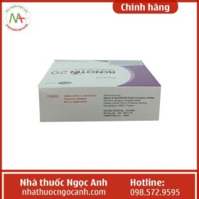 [CHÍNH HÃNG] Thuốc Acnotin 20mg: Công dụng, liều dùng, giá bán