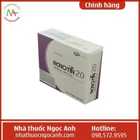 [CHÍNH HÃNG] Thuốc Acnotin 20mg: Công dụng, liều dùng, giá bán