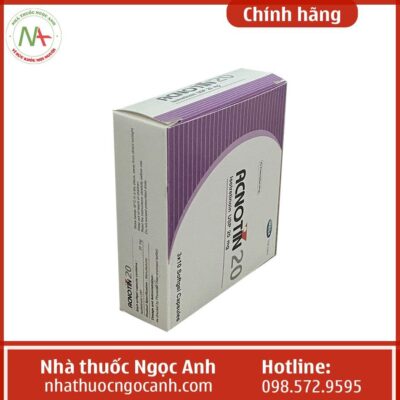 [CHÍNH HÃNG] Thuốc Acnotin 20mg: Công dụng, liều dùng, giá bán