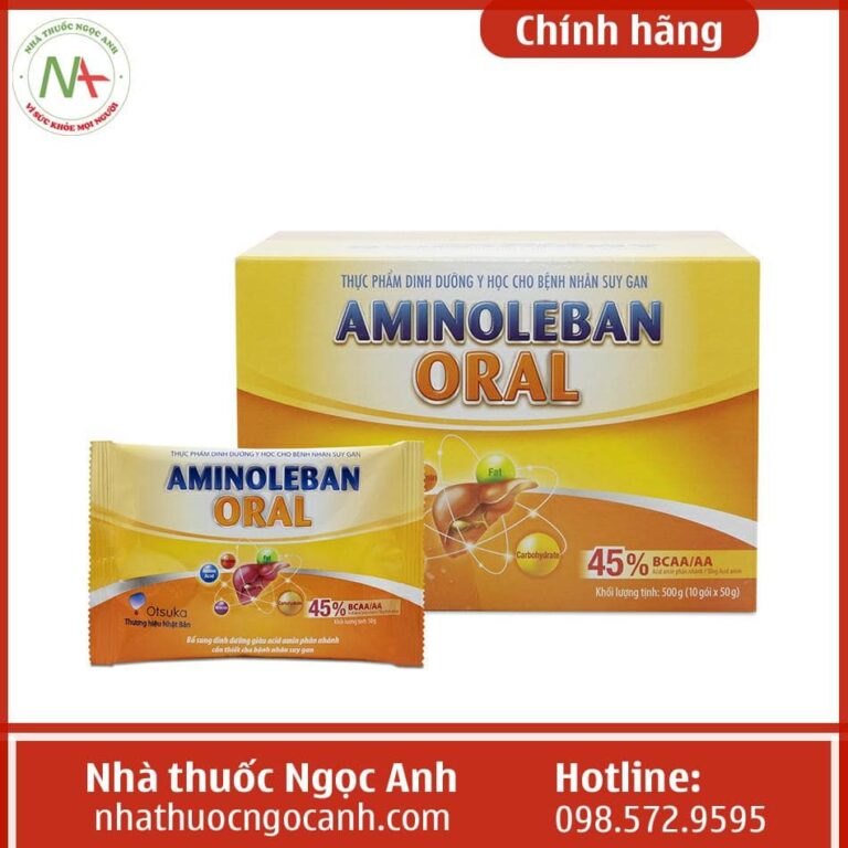 Thuốc Aminoleban Oral 10 gói là thuốc gì, giá bao nhiêu, mua ở đâu