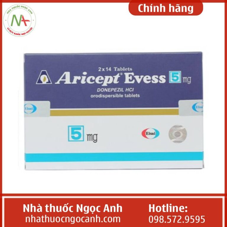Thuốc Aricept Evess 5mg có tác dụng gì, giá bao nhiêu, mua ở đâu