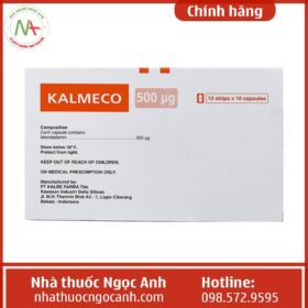 Thuốc Kalmeco 500mcg có tác dụng gì, giá bao nhiêu, mua ở đâu