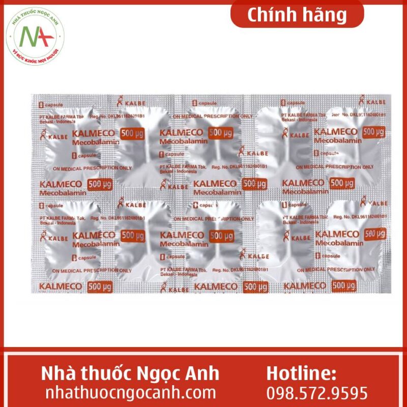 Thuốc Kalmeco 500mcg có tác dụng gì, giá bao nhiêu, mua ở đâu