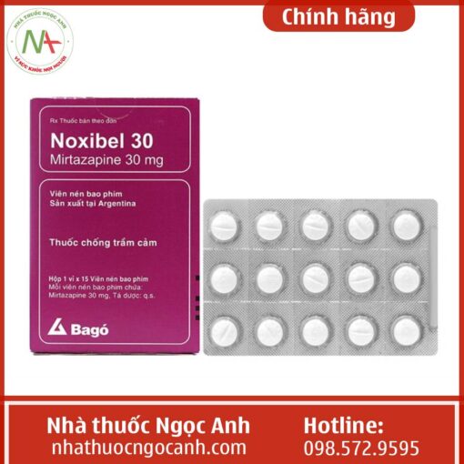 Thuốc Noxibel 30 là thuốc gì, tác dụng gì, giá bao nhiêu, mua ở đâu