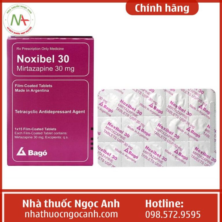 Thuốc Noxibel 30 là thuốc gì, tác dụng gì, giá bao nhiêu, mua ở đâu