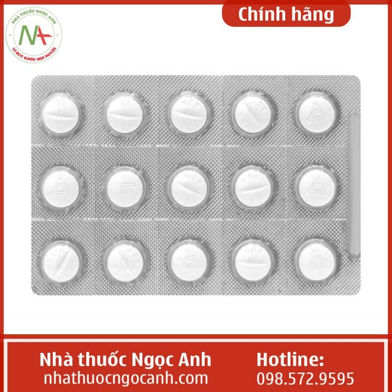 Thuốc Noxibel 30 là thuốc gì, tác dụng gì, giá bao nhiêu, mua ở đâu