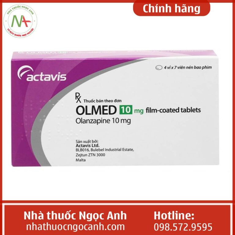 Thuốc Olmed 10mg là thuốc gì, tác dụng gì, giá bao nhiêu, mua ở đâu
