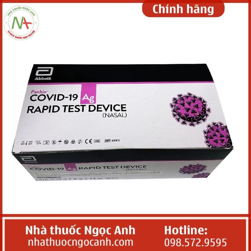 Bộ Kit Test nhanh Panbio COVID-19 Ag Rapid Test Device Nasal giá bao ...
