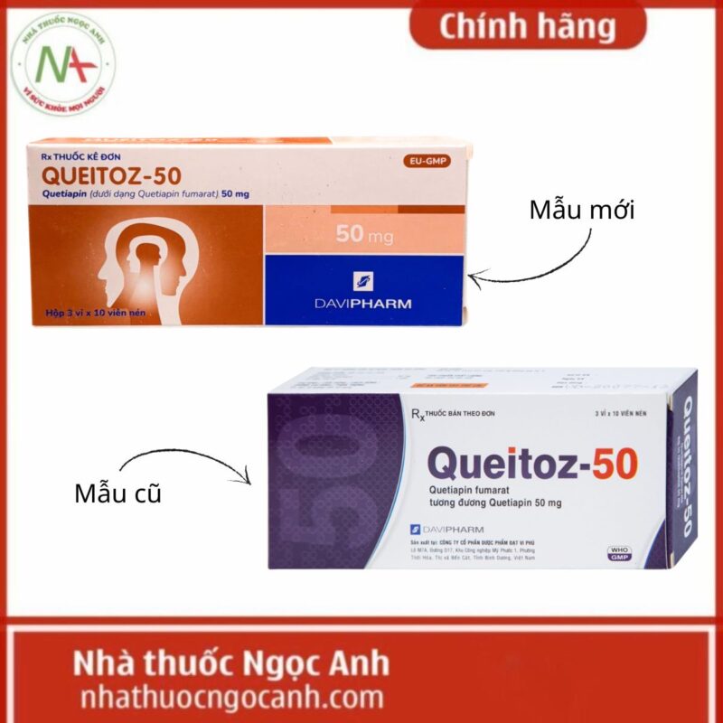 Thuốc Queitoz 50 là thuốc gì, tác dụng phụ, giá bao nhiêu, mua ở đâu?