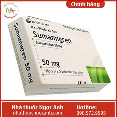 [CHÍNH HÃNG] Thuốc Sumamigren 50mg: Công dụng, liều dùng, giá bán