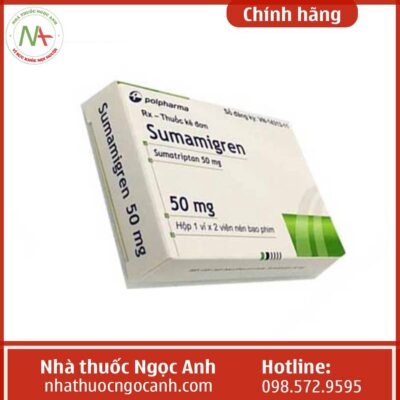 [CHÍNH HÃNG] Thuốc Sumamigren 50mg: Công dụng, liều dùng, giá bán