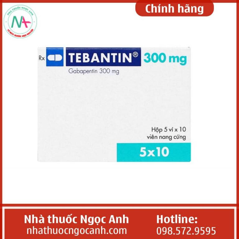 Thuốc Tebantin 300mg là thuốc gì, trị bệnh gì, giá bao nhiêu, mua ở đâu