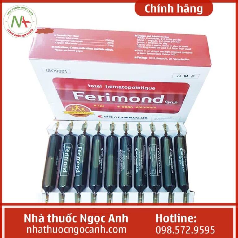 Thuốc sắt Ferimond uống khi nào, có tốt không, giá bao nhiêu, mua ở đâu