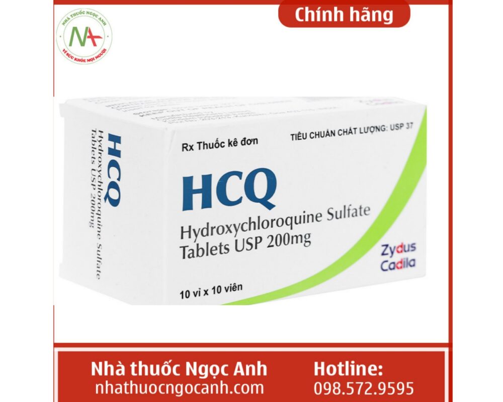 HCQ là thuốc gì? Công dụng - Liều dùng - Giá bán?