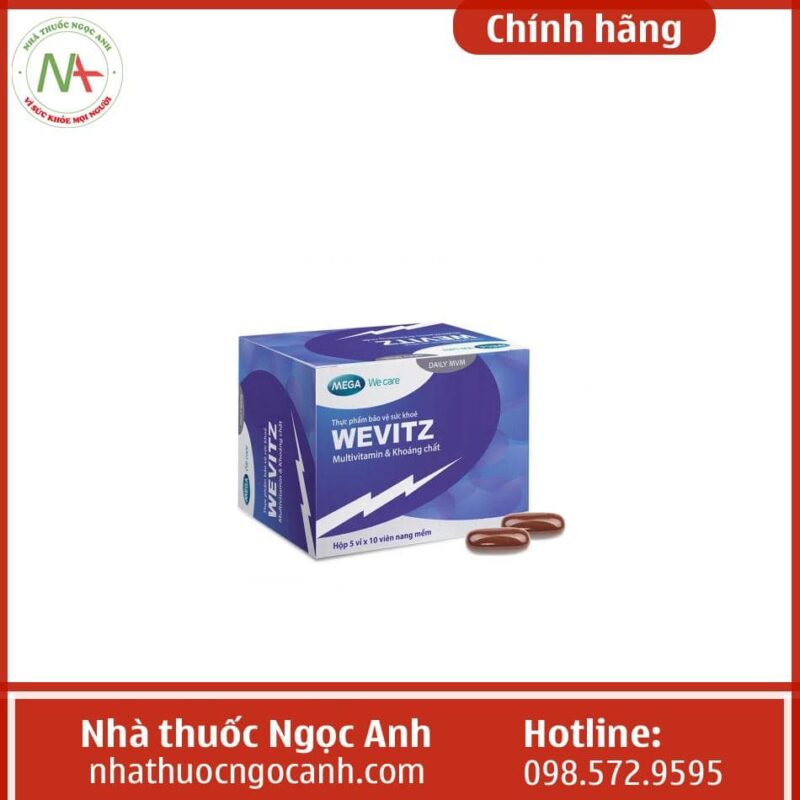 [CHÍNH HÃNG] Wevitz Multivitamin & Khoáng chất giúp tăng cường sức khỏe