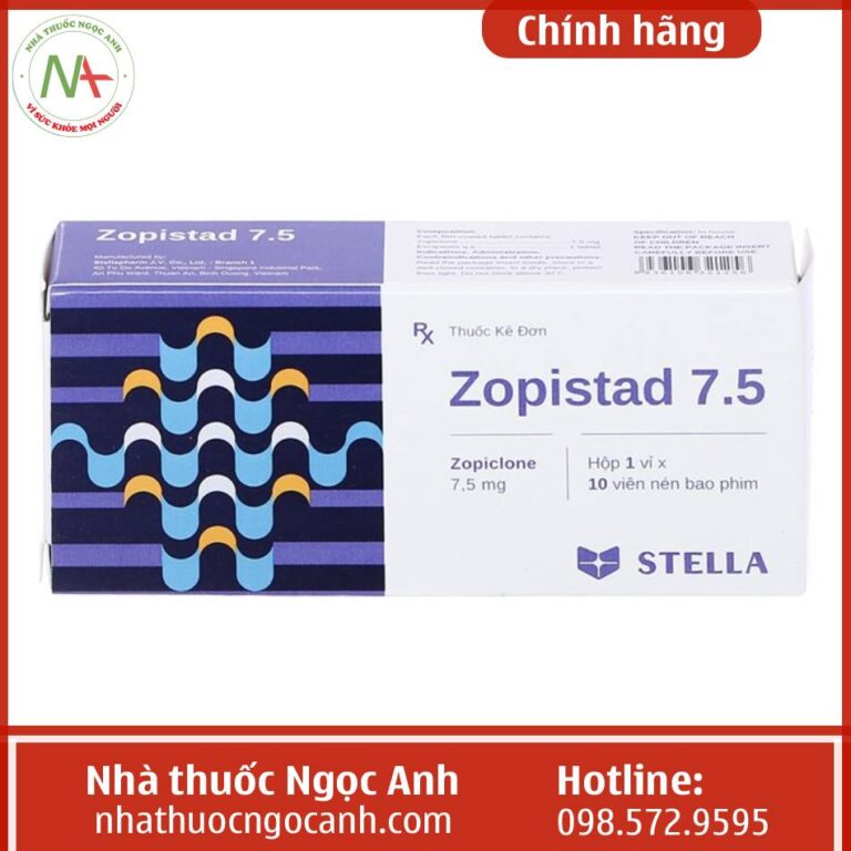 Thuốc Zopistad 7.5 có gây nghiện không, giá bao nhiêu, mua ở đâu