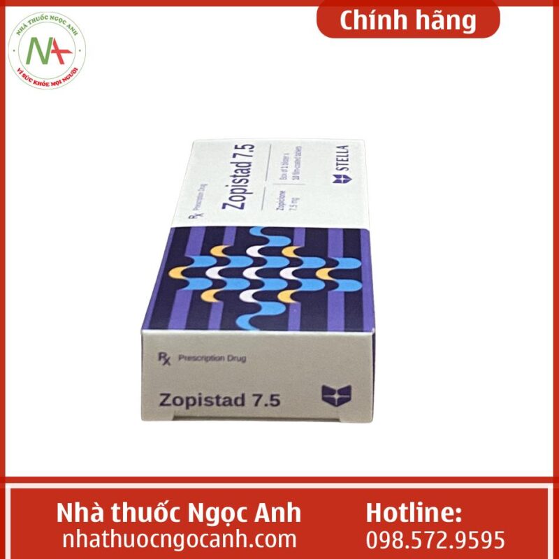 Thuốc Zopistad 7.5 có gây nghiện không, giá bao nhiêu, mua ở đâu