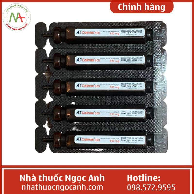 Thuốc A.T Calmax 500 hiệu quả hàng đầu cho người thiếu Canxi