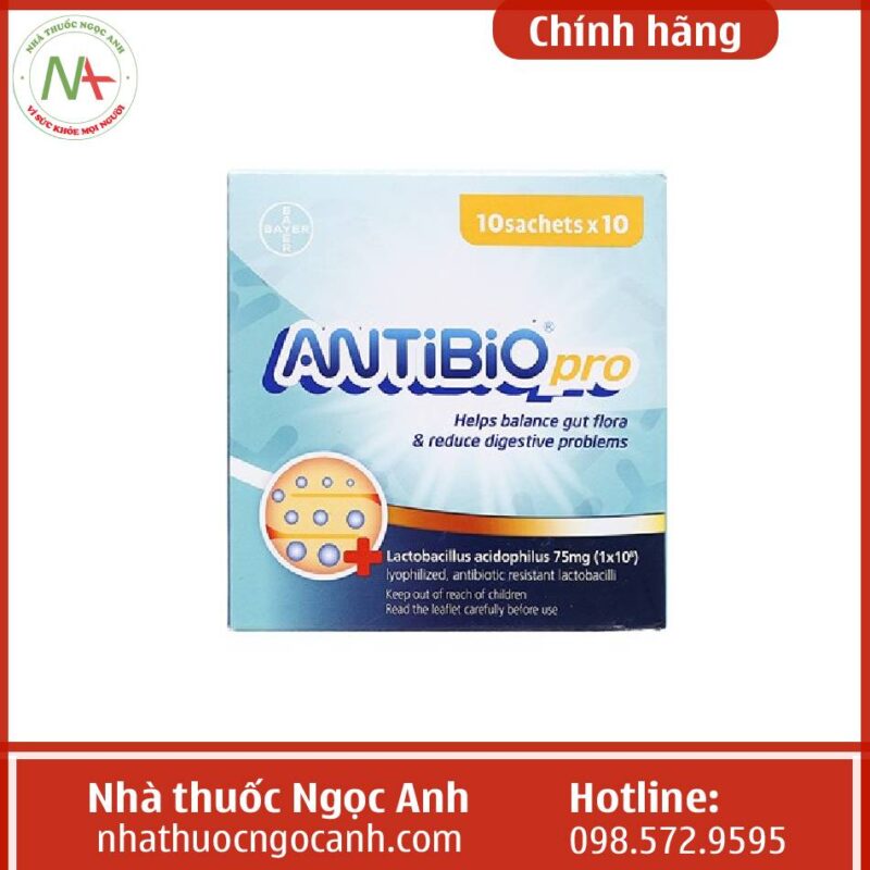 Thuốc Antibio Pro uống trước hay sau ăn, giá bao nhiêu, mua ở đâu