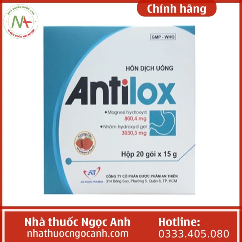 Thuốc Antilox 15g là thuốc gì, tác dụng gì, giá bao nhiêu, mua ở đâu
