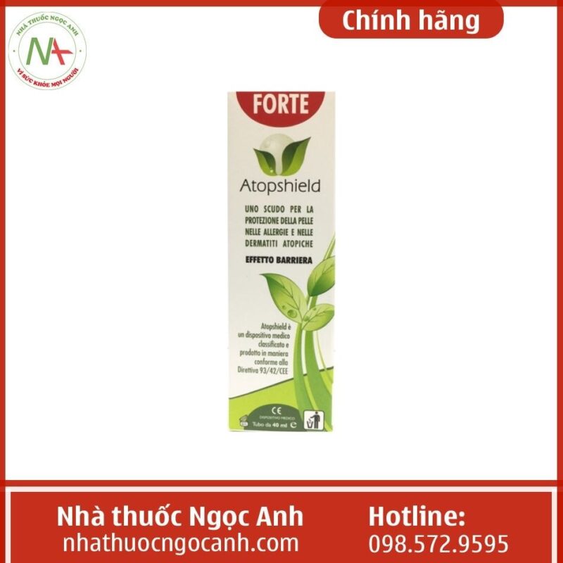 Thuốc bôi da Atopshield Forte thành phần, giá bao nhiêu, mua ở đâu