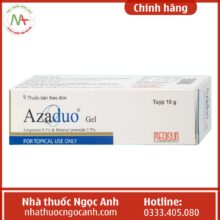 Thuốc Azaduo Gel 15g có đẩy mụn không, giá bao nhiêu, mua ở đâu
