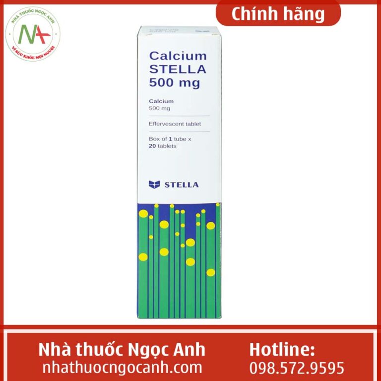 Thuốc Calcium Stella 500mg là thuốc gì, giá bao nhiêu, mua ở đâu