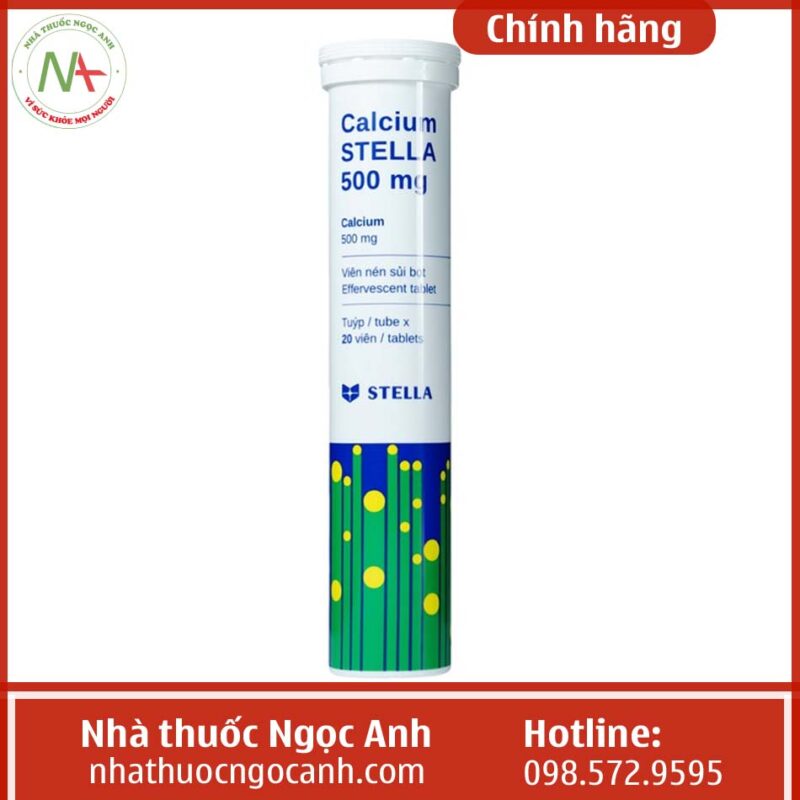 Thuốc Calcium Stella 500mg là thuốc gì, giá bao nhiêu, mua ở đâu
