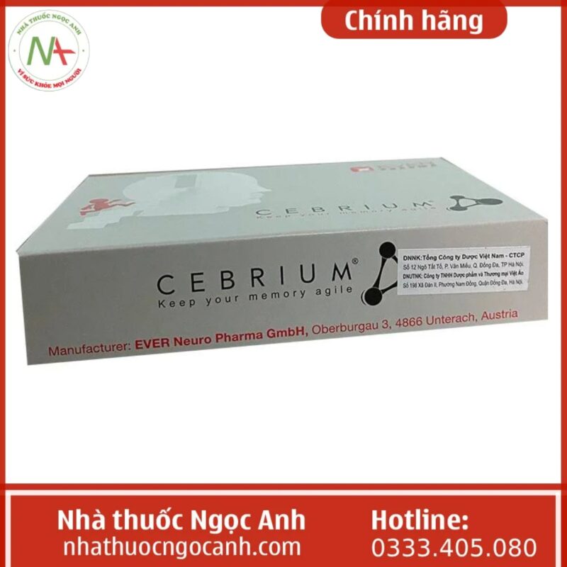 Thuốc Cebrium Ever Pharma là thuốc gì, giá bao nhiêu, mua ở đâu