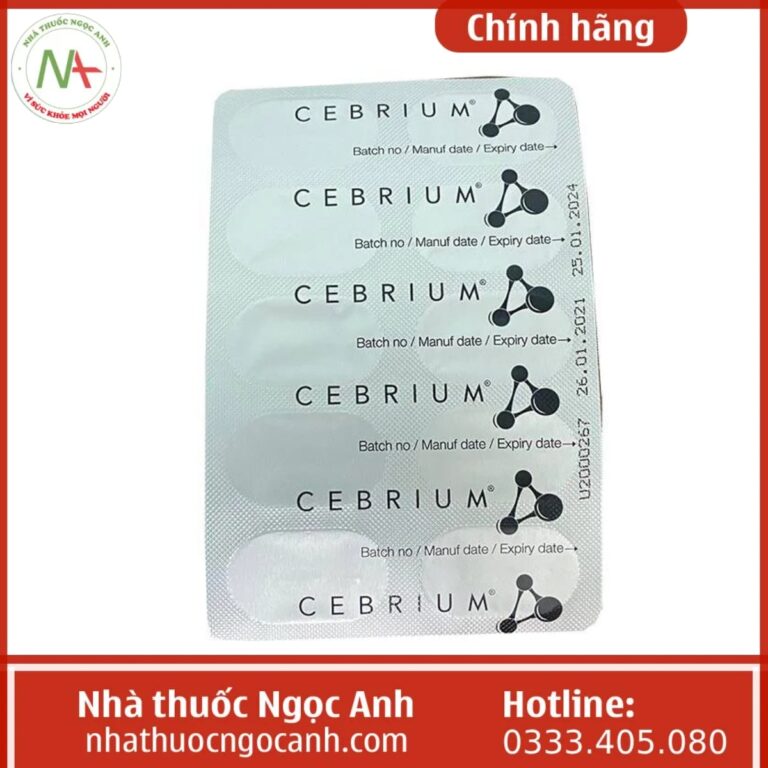 Thuốc Cebrium Ever Pharma là thuốc gì, giá bao nhiêu, mua ở đâu