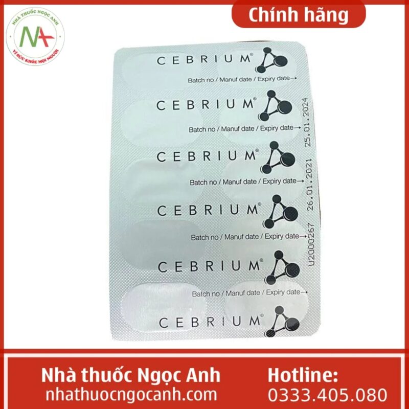 Thuốc Cebrium Ever Pharma là thuốc gì, giá bao nhiêu, mua ở đâu