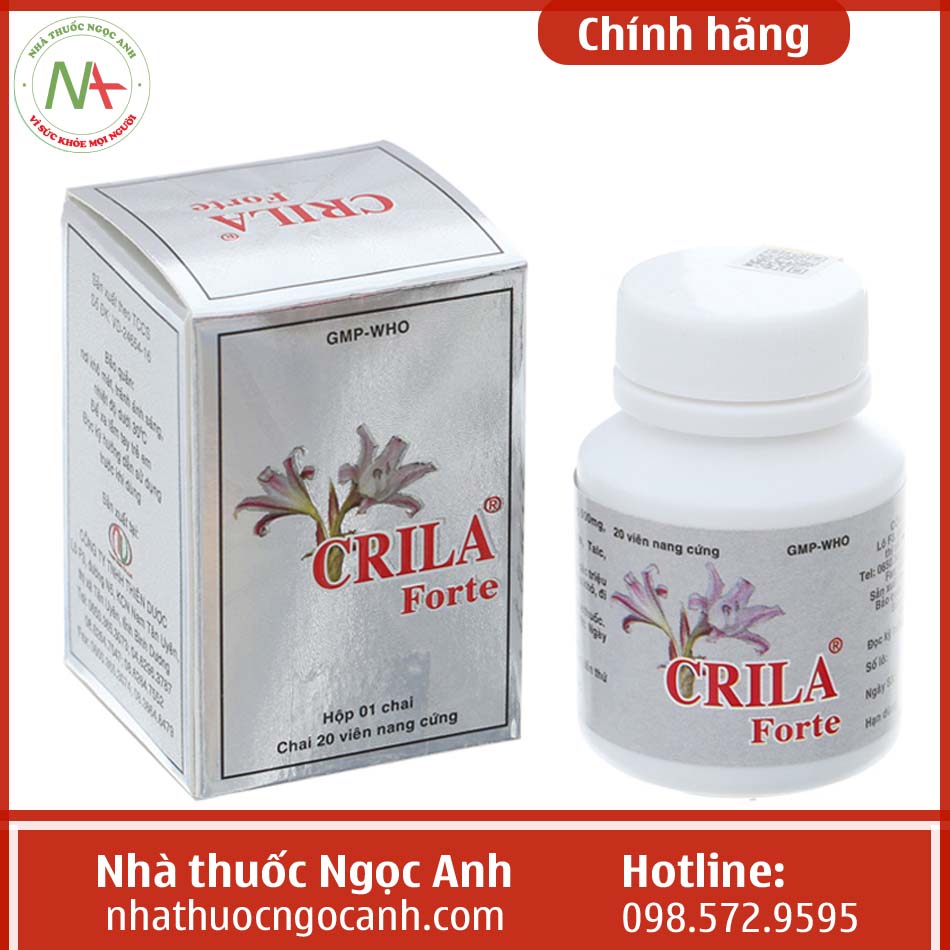 Thuốc Crila Forte 500mg là thuốc gì, giá bao nhiêu, mua ở đâu?
