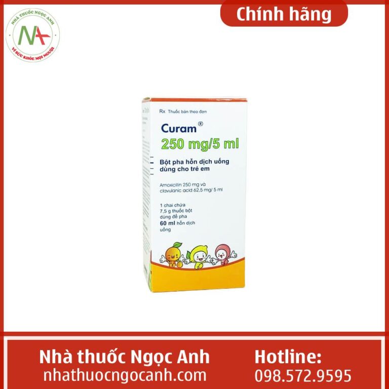Thuốc Curam 250mg/5ml cách pha là gì, giá bao nhiêu, mua ở đâu