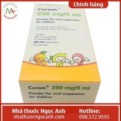 Thuốc Curam 250mg/5ml cách pha là gì, giá bao nhiêu, mua ở đâu