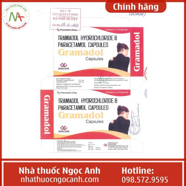 Thuốc Gramadol Capsules là thuốc gì, mua ở đâu, giá bao nhiêu?
