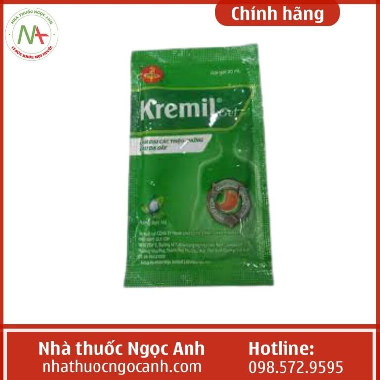 Thuốc Kremil Gel là thuốc gì, tác dụng gì, giá bao nhiêu, mua ở đâu