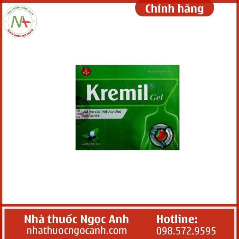 Thuốc Kremil Gel là thuốc gì, tác dụng gì, giá bao nhiêu, mua ở đâu