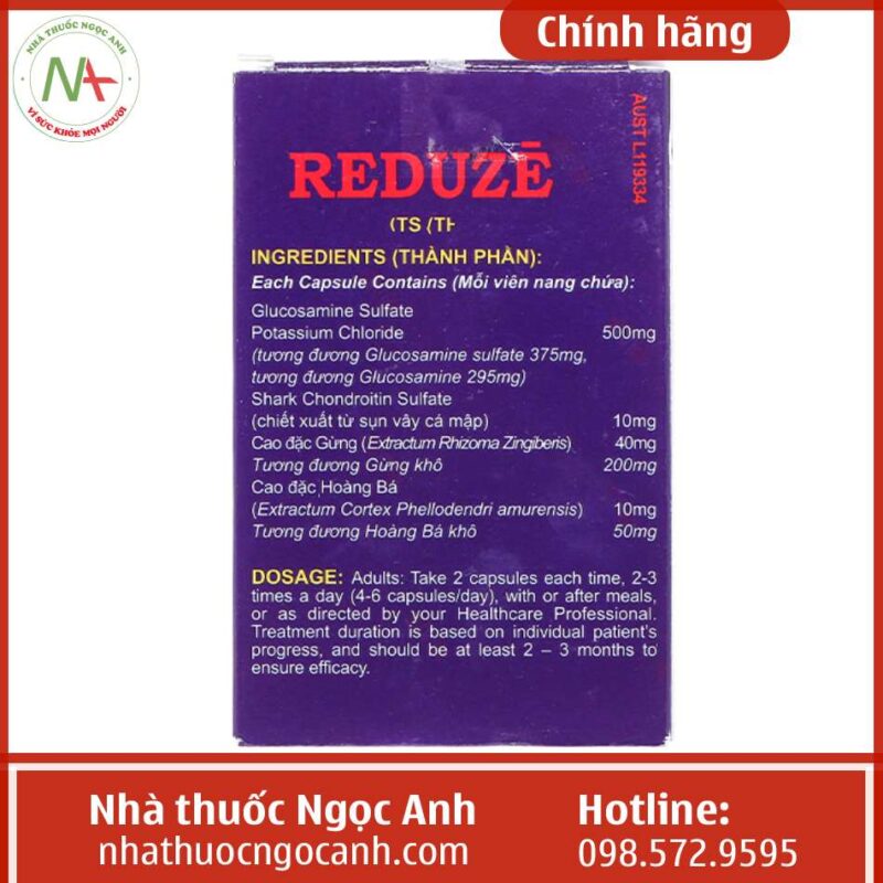 Thuốc Reduze là thuốc gì, thuộc nhóm nào, giá bao nhiêu, mua ở đâu?
