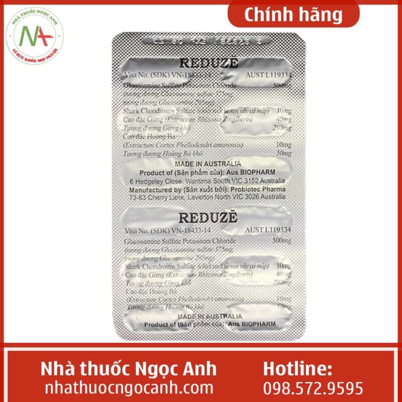 Thuốc Reduze là thuốc gì, thuộc nhóm nào, giá bao nhiêu, mua ở đâu?