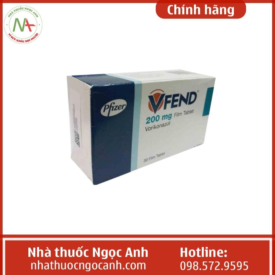 [CHÍNH HÃNG] Thuốc Vfend 200mg: Công dụng, liều dùng, giá bán.