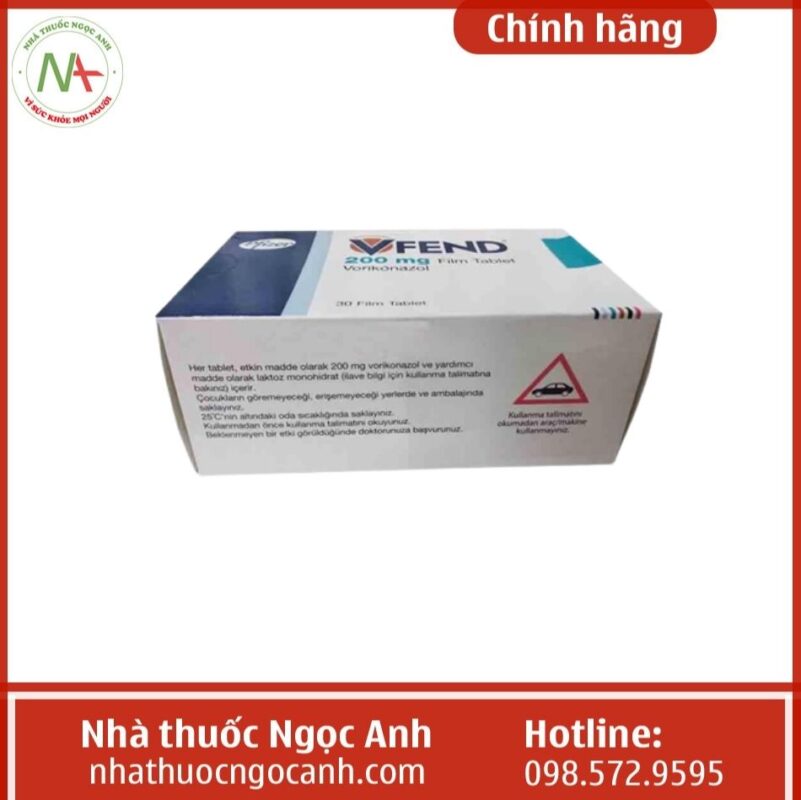 [CHÍNH HÃNG] Thuốc Vfend 200mg: Công dụng, liều dùng, giá bán.