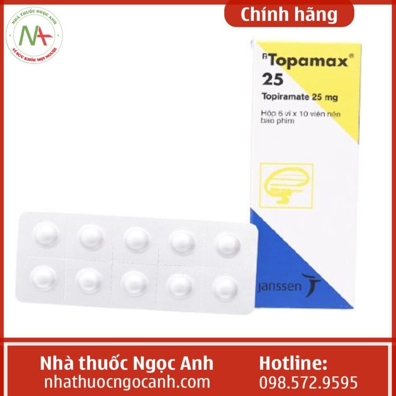 Thuốc Topamax 25 mg là thuốc gì, liều dùng, giá bao nhiêu, mua ở đâu