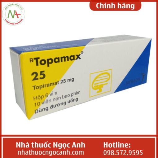 Thuốc Topamax 25 mg là thuốc gì, liều dùng, giá bao nhiêu, mua ở đâu