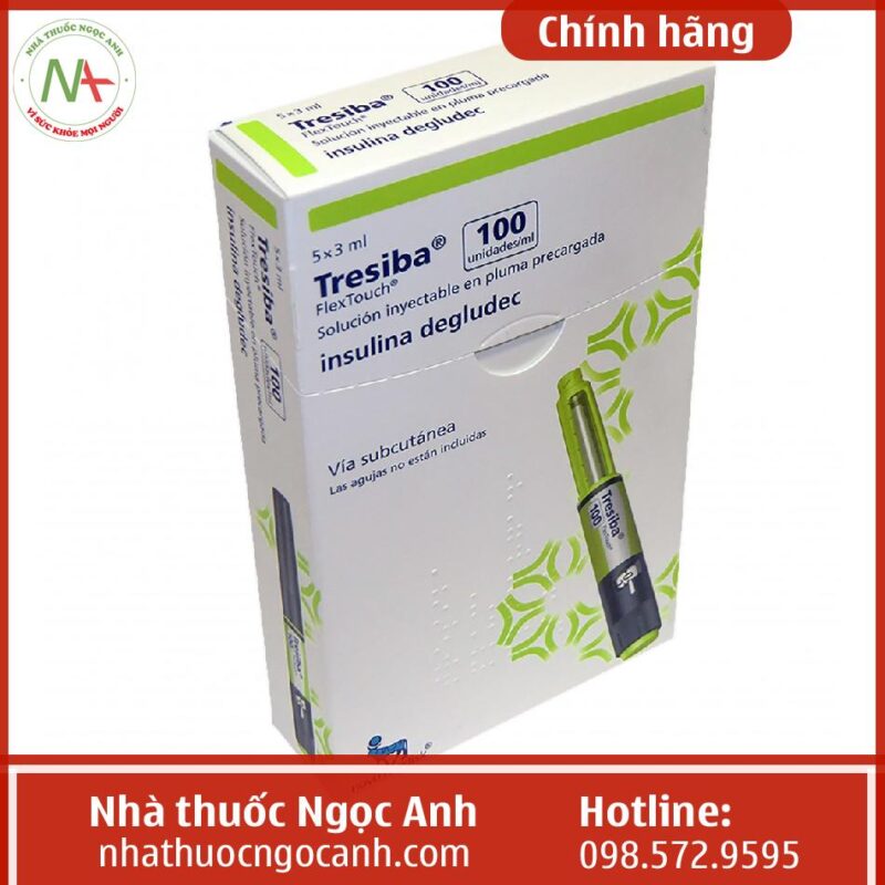 Thuốc Tresiba FlexTouch 100U/ml là thuốc gì, giá bao nhiêu, mua ở đâu