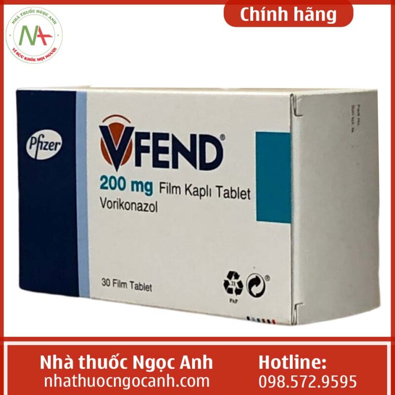 Thuốc Vfend Voriconazole 200mg là thuốc gì, giá bao nhiêu, mua ở đâu