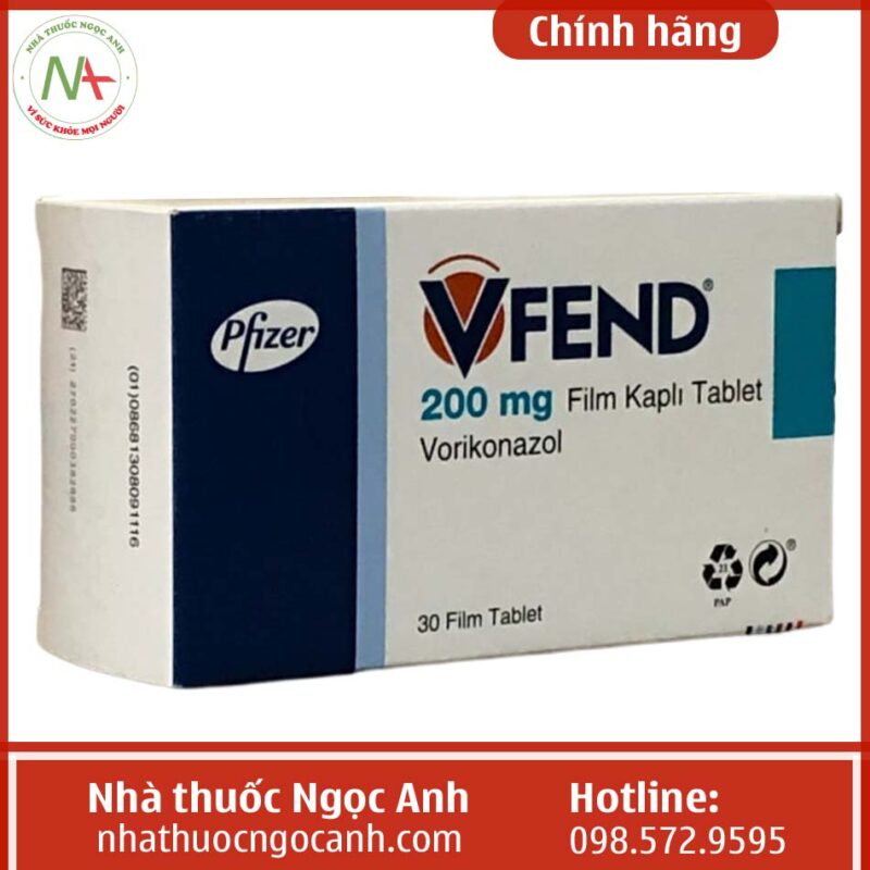 Thuốc Vfend Voriconazole 200mg là thuốc gì, giá bao nhiêu, mua ở đâu