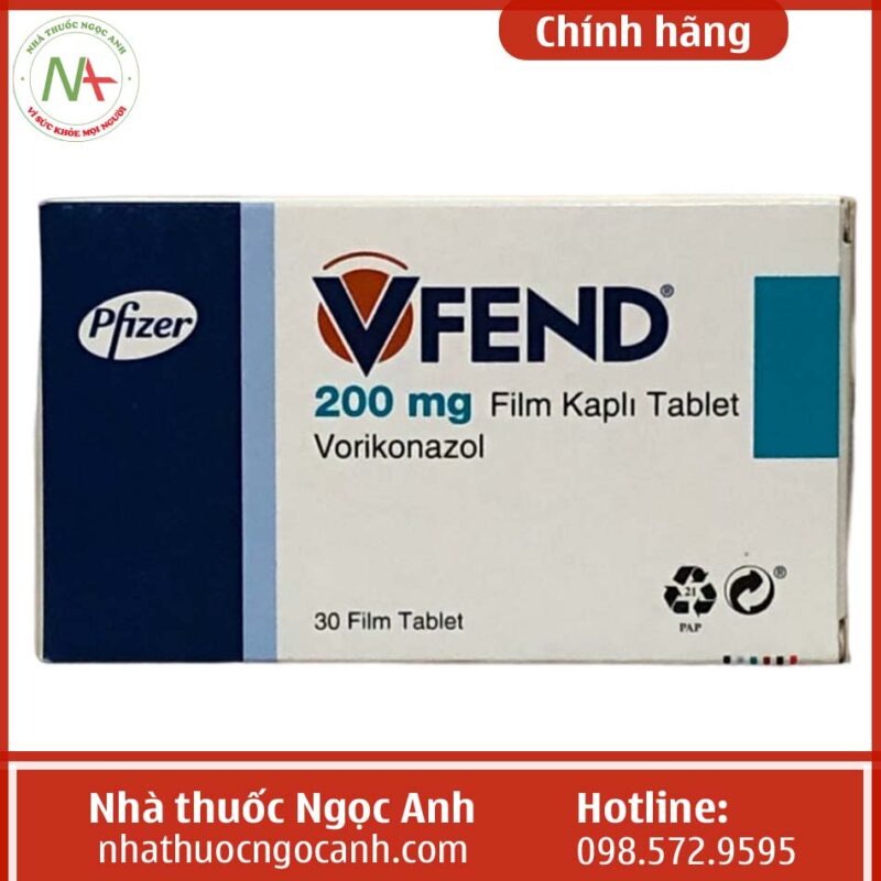 Thuốc Vfend Voriconazole 200mg là thuốc gì, giá bao nhiêu, mua ở đâu